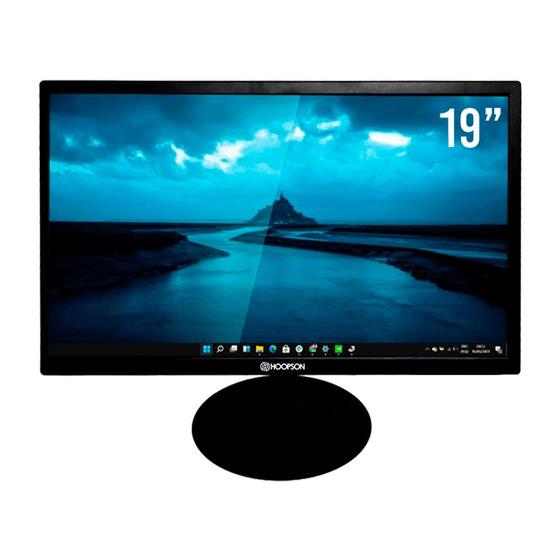Monitor Led 19mh-19 Hdmi Vga - Hoopson - Monitor para Computador ...