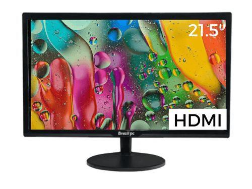 Monitor Led 21.5 Bpc Fhd 75hz Preto Widescreen - BRAZIL PC - Monitor ...