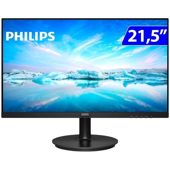 Monitor Led 221V8L 21.5 Polegadas Vga Hdmi Vesa Philips - Monitor para ...