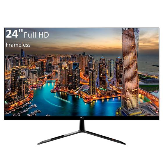 Monitor LED 24" Full HD Frameless 75Hz HDMI Widescreen VESA Ajuste de ...
