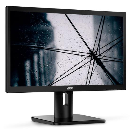 Monitor LED AOC 19,5", Resolução 1600 x 900 HD+, 60Hz, HDMI, VGA e VESA ...