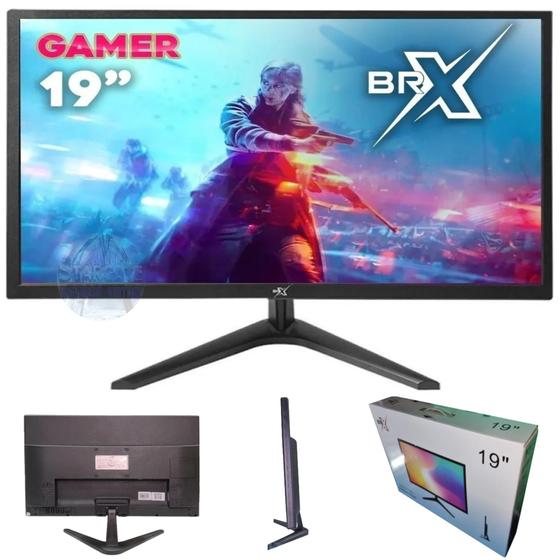 Monitor LED BRX 19", 1440x900, Widescreen, VGA/HDMI, VESA - MBRX19BK - BR X - Monitor para ...