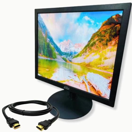 Monitor LED Full HD 17 Polegadas HDMI VGA USB AV 110/220 - Atek ...