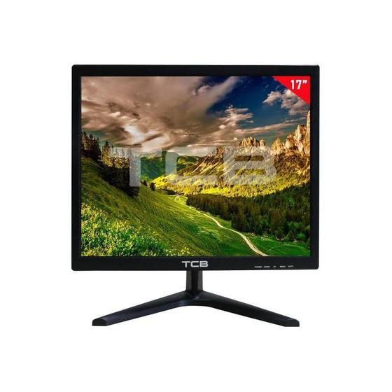 Monitor Led Tcb Hdmi Vga Preto 0 De 17 Pol Tcb17 Speaker - Vila Brasil ...