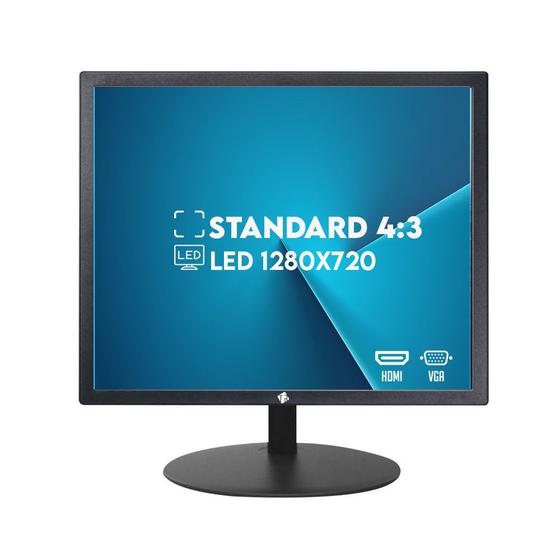 MONITOR LED TRONOS 17.1 POLEGADAS 4:3 HD 60Hz TN 17TRS-HK7 - Preto ...