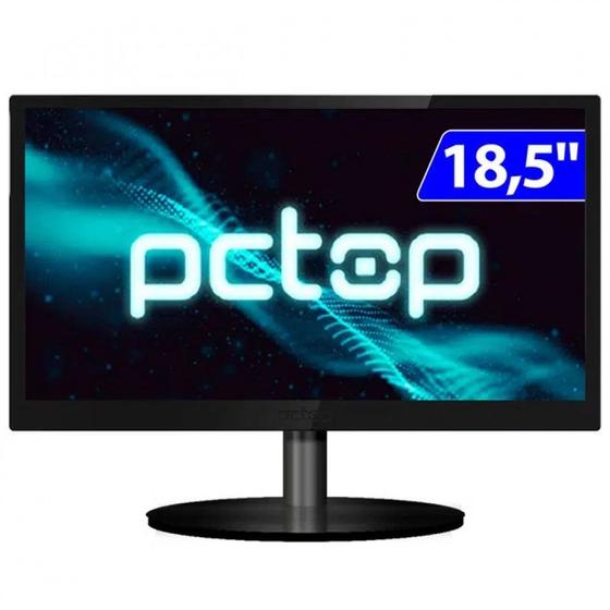 Monitor PCTop LED 18.5 HD HDMI VGA Suporte AjustAvel MLP185HDMI ...