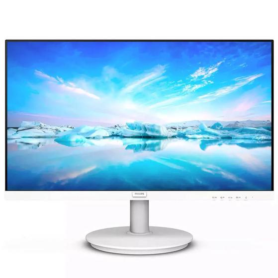Monitor Philips 21,5" LED FULL HD HDMI VGA Branco - 221V8LW - Monitor ...
