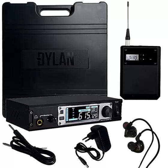 Monitor sem fio - In ear - DYLAN - DSM 601 - Multifrequência UHF 100 ...