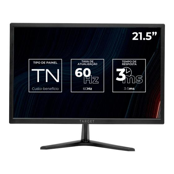 Monitor TGT ST21.5, 21.5 Pol., TN, FHD, 5ms, 60Hz, TGT-ST215-BL01 - TGT ...