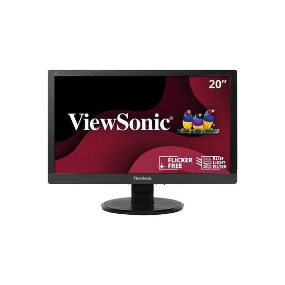 Monitor Viewsonic Va2055Sm Hd Led Preto De 20 Pol Full 60Hz 25Ms ...