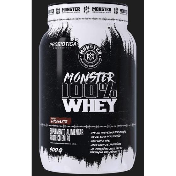Monster 100% Whey Pote 900G - Monster - Probiotica - Whey Protein ...