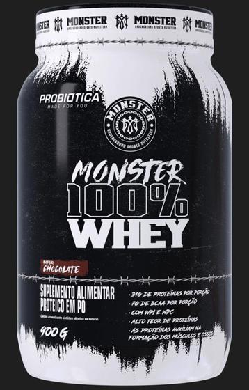 Monster 100% Whey Pote 900g - Probiótica - Probiotica - Whey Protein ...