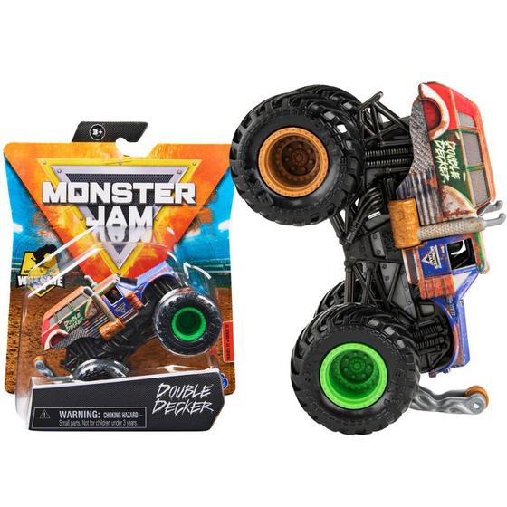 Monster Jam Escala 1:64 Die Cast Truck Double Decker - 2750 - Sunny ...
