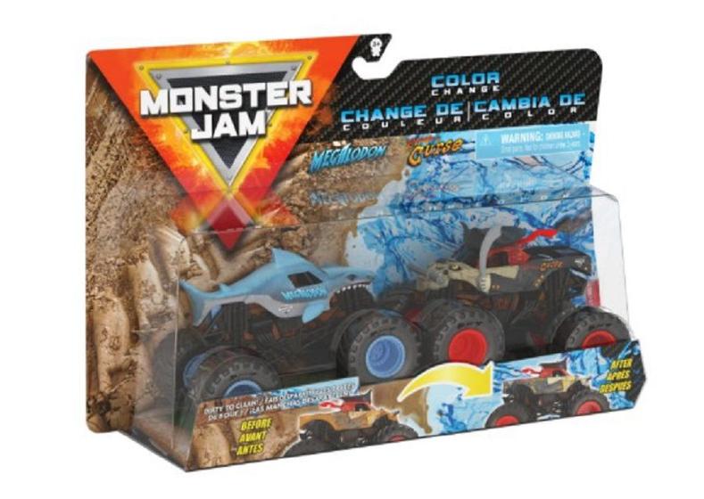 Monster Jam Megalodon vs Pirates Curse - Sunny 002759 - Carrinho de ...