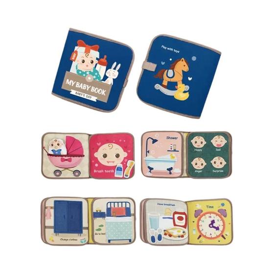 Montessori 3d Feltro Ocupado Livro Brinquedos Sensoriais Para ...