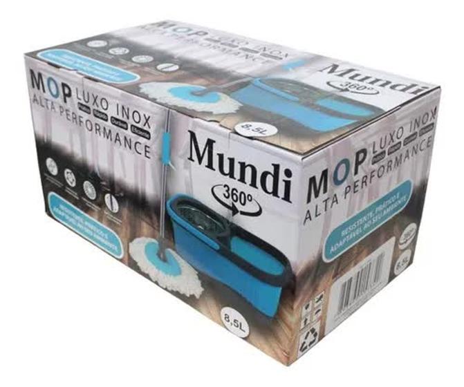 Mop Alta performance com cesto Inox - Mundi - Mop - Magazine Luiza