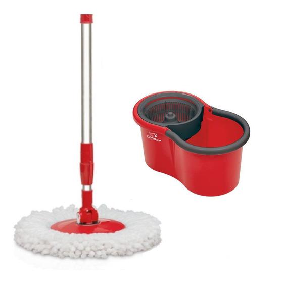 Mop Esfregão 360 Condor Com Cabo, Balde e Refil - Mop - Magazine Luiza