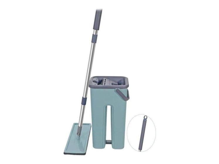 Mop Flat Lava e Seca Multiuso com Balde 6L e 2 Refis - Rayco - Mop ...