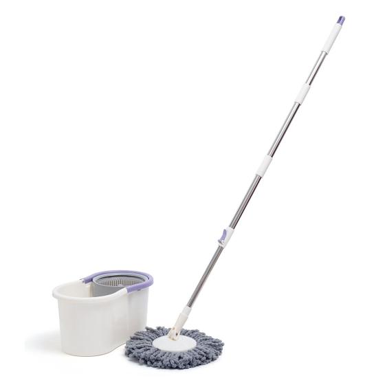 Mop giratório com balde e esfregão giro fit - Simplo - Mop - Magazine Luiza