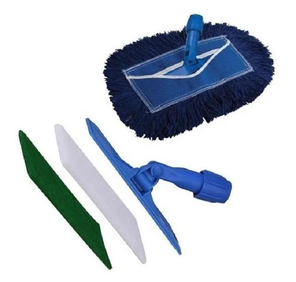 Mop Kit Multiuso - Limpeza De Pisos Azulejos Paredes Toldos Fachadas ...