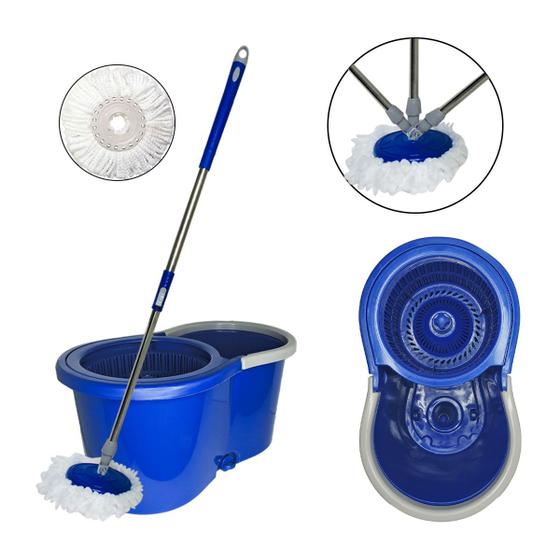 Mop Limpeza 360 Spin Esfregão Giratório - Clean Tech - Mop - Magazine Luiza