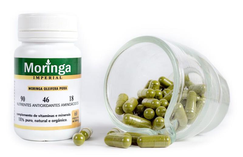 Moringa Imperial 60 Cápsulas 500mg - Moringa - Magazine Luiza