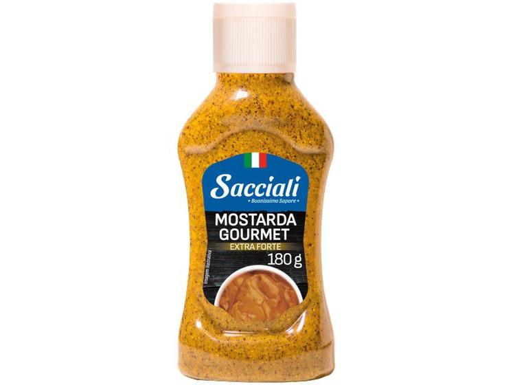 Mostarda Sacciali Gourmet Extra Forte 180g - Absorvente - Magazine Luiza