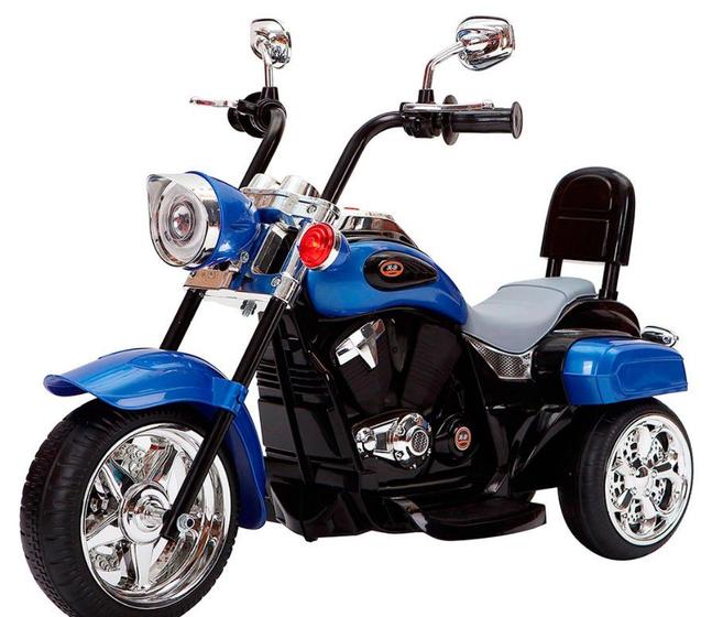 Moto Elétrica Infantil 6V AZUL Iron Brink - Moto Elétrica Infantil ...