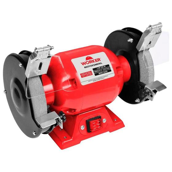 Moto Esmeril De Bancada 6 Pol 735W 1CV Bivolt 201838 WORKER - Esmeril ...