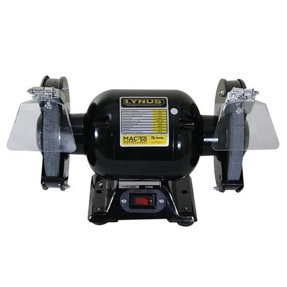 Moto Esmeril Lynus 2 Rebolos MAC-50 Rolamento Blindado 360w - Esmeril ...
