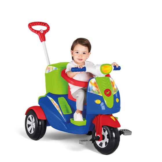 Moto infantil para passeio uno azul - calesita - Moto Elétrica Infantil ...