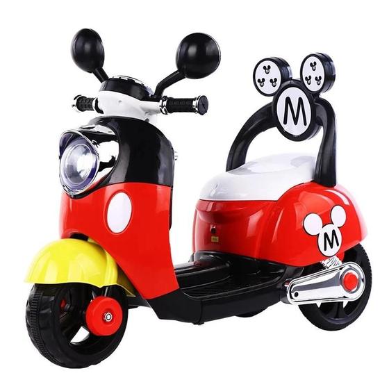 Moto Motinho Triciclo Elétrico Infantil Mini Crianças Mickey Mouse ...