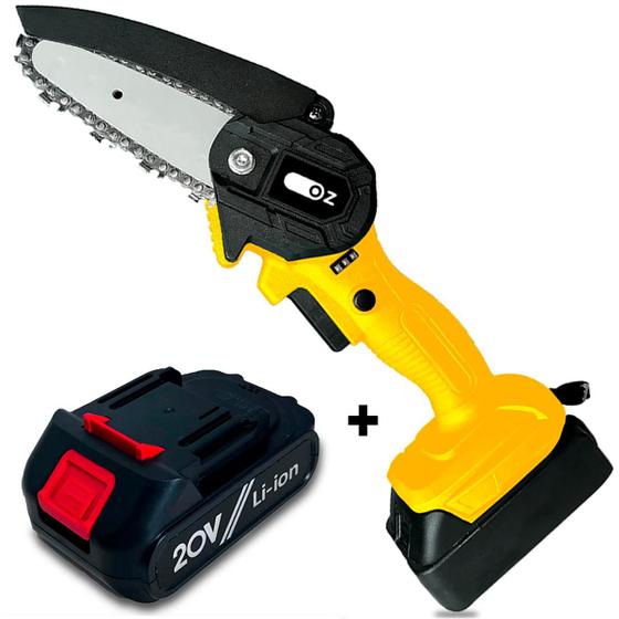 Moto Serra A Bateria Mini Serra Eletrica Bivolt 2 Baterias - Oz - Serra ...