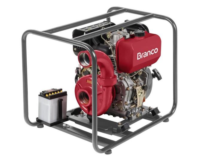 Motobomba Centrífuga a Diesel Bd-815i 10Cv 50Mca Partida Elétrica - Branco - Motobomba / Bomba D ...