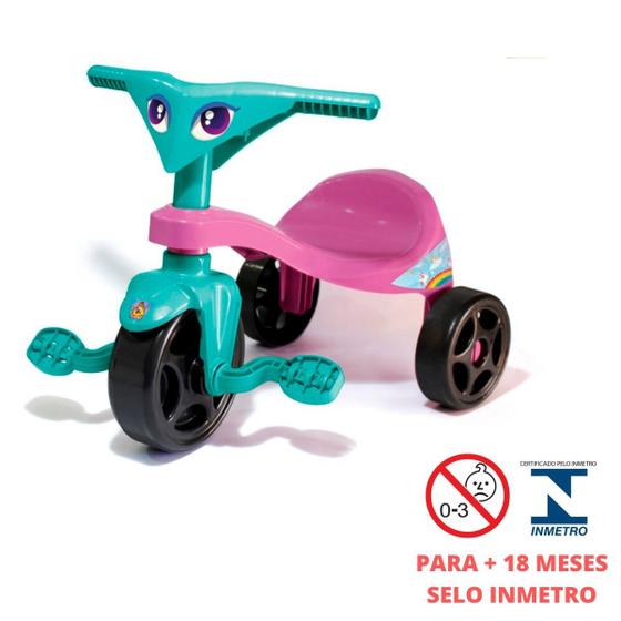 Motoca Infantil Rosa Diversão Triciclo Criança Pedalar Bebe - Omotcha ...