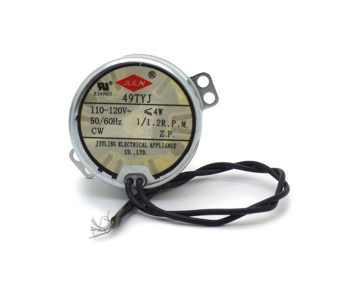 Motor AC 110-120V 1RPM com Redução - 49TYJ-1RPM MOTOR 82.B ...