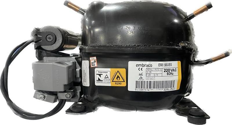 Motor Compressor 1/4 Emi90Uex - Em2U3115U Embraco R290 220V - Peças ...