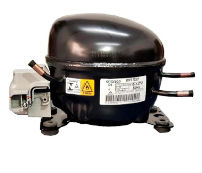 Motor compressor de geladeira embraco 1/5 EM2S 70 clp r600a - Peças ...