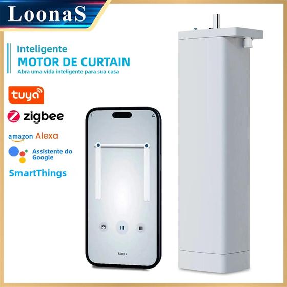 Motor De Cortina Inteligente Tuya Zigbee De 3ª Geração Mais Curto ...