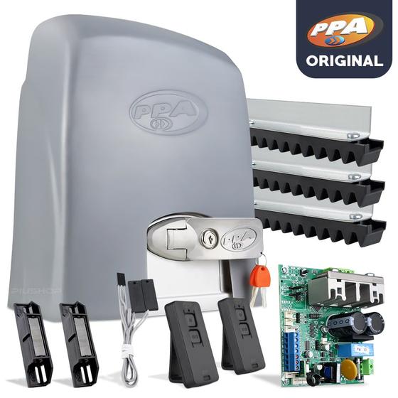 Motor de Portão Deslizante PPA DZ Rio 500 z14 Jetflex Bivolt - Controle ...