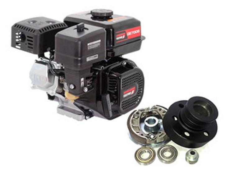 MOTOR EST 7cv 208cc+EMBREAGEN CENTRÍFUGA DE POLIA TIPO 2A - KAWASHIMA ...