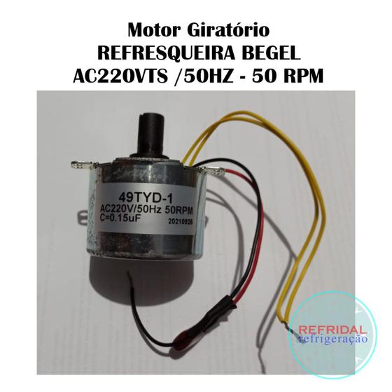 Motor Giratório Refresqueira Begel - Acessórios para Processador ...