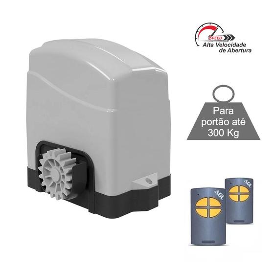 Motor para portões deslizantes Speed 300 1/4 220V S/ Cremalheira - AGL ...