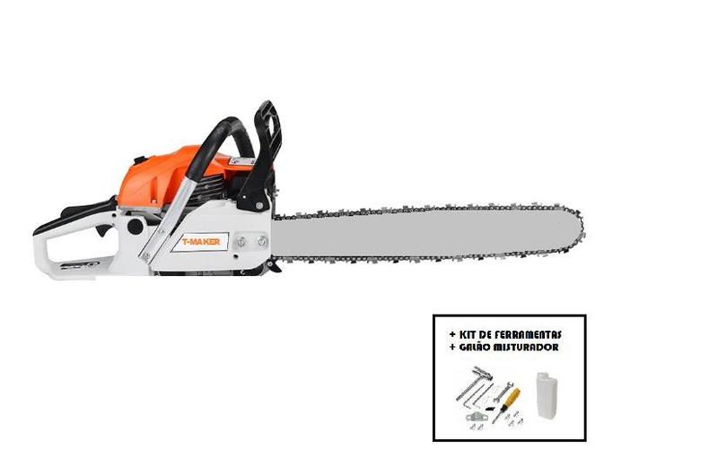 Motoserra Gasolina 58cc Profissional Sabre Giganteacessorios - T-Maker - Motosserra - Magazine Luiza