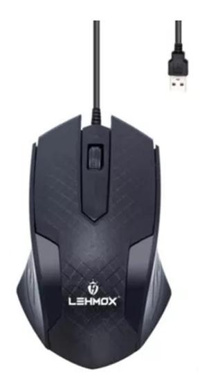 Mouse 3 Botões - Óptico Lehmox Com Fio USB - Alta Sensibilidade ...