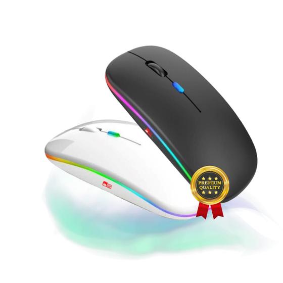 Mouse Bluetooth Bateria Interna Recarregável Longa Duração - Center ...