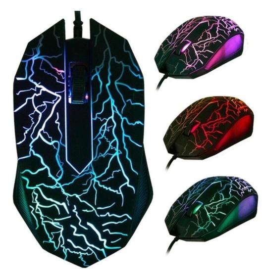 Mouse com fio game led jiexin x15 - Mouse Gamer - Magazine Luiza
