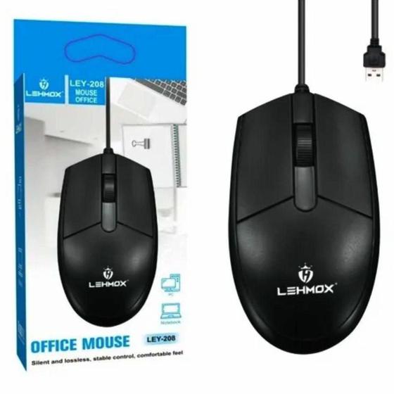 Mouse com fio Lehmox Ley-208 - Mouse com Fio - Magazine Luiza