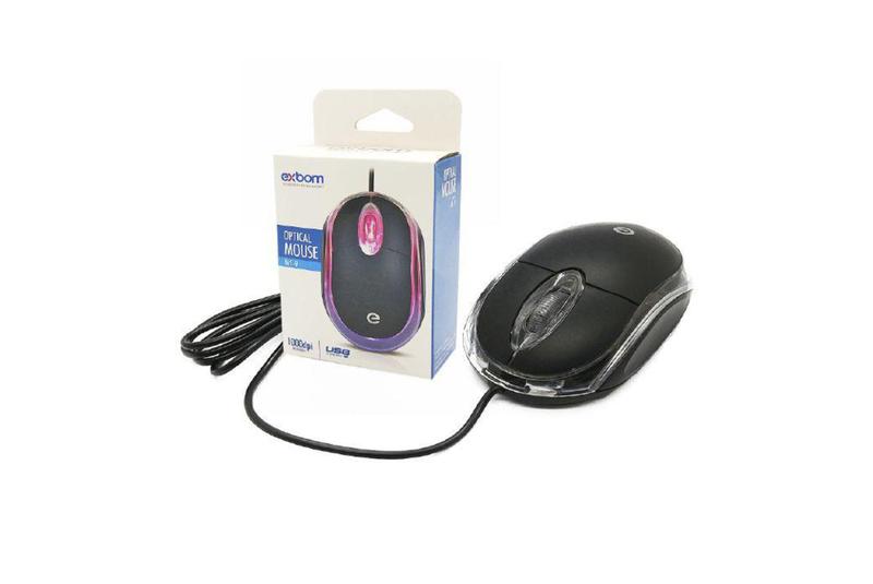 Mouse EXBOM MS-9 - preto - Mouse - Magazine Luiza