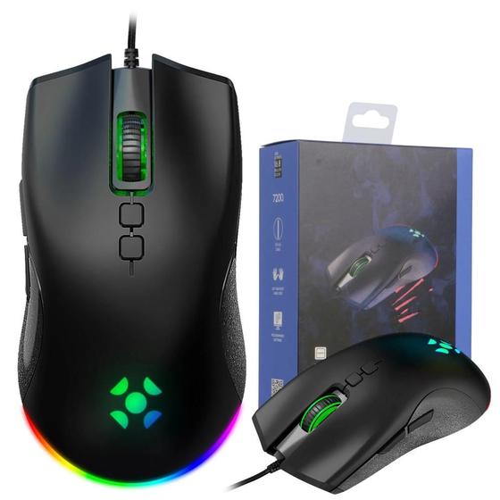 Mouse Fortrek Blackfire Gamer Ambidestro Até 7200 DPI Com 13 Modos de ...